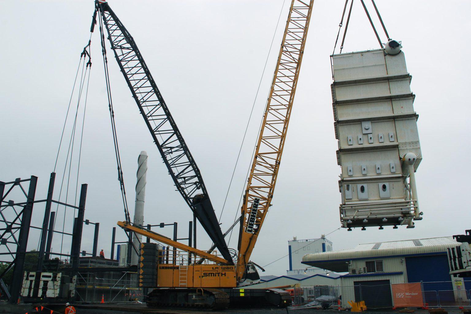 Fonterra Waitoa 110T Boiler Lift - Windsor Energy
